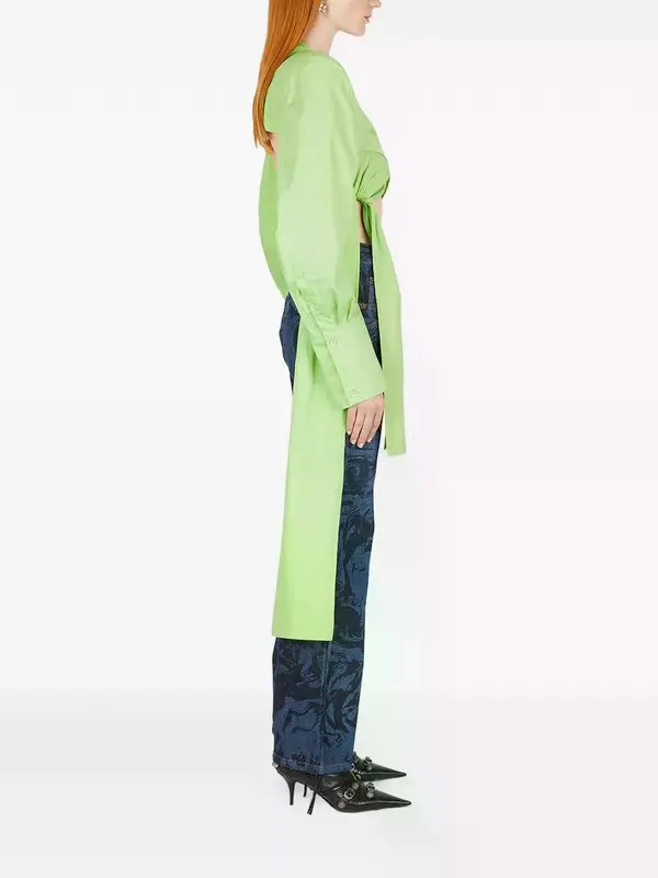 NINAMOUNAH V-neck Tie Top