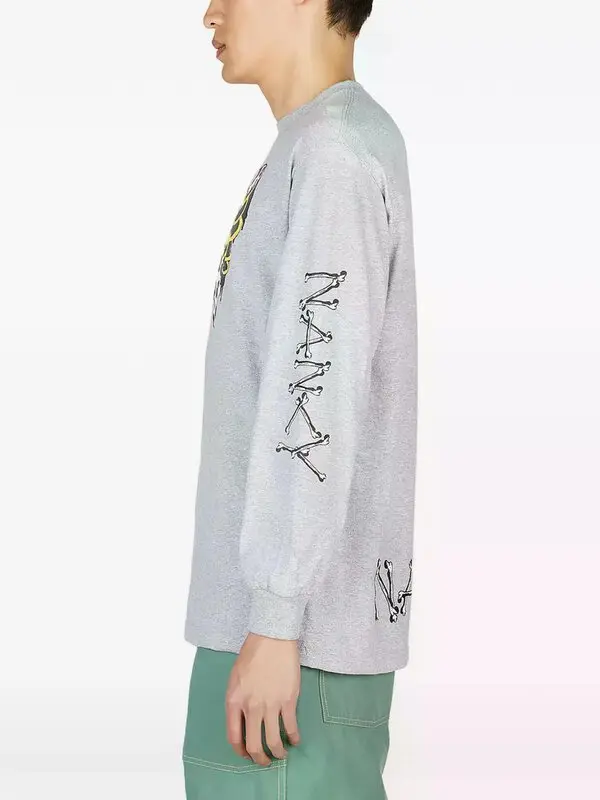 Nancy Ganz Graphic Print Crewneck Sweatshirt
