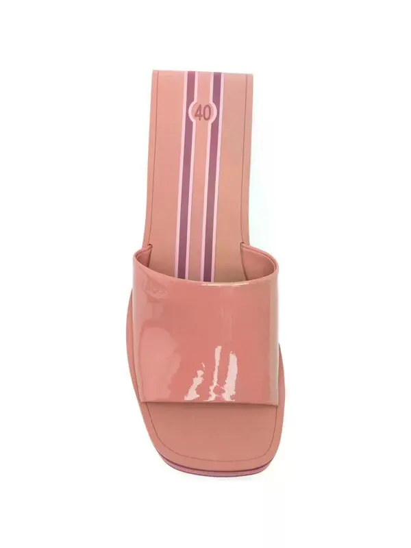 Chloé Patent Wedge Sandals