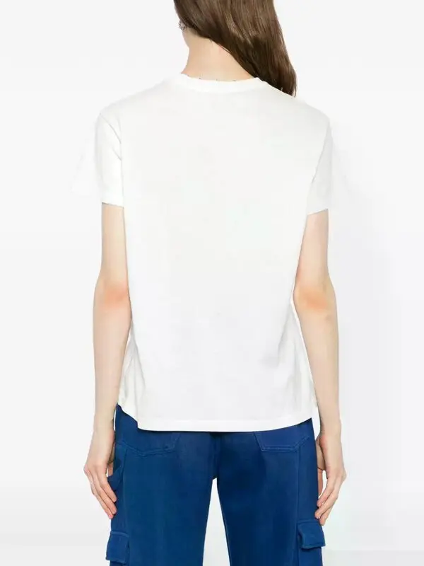 Mira Mikati Slub Embroidered T-shirt