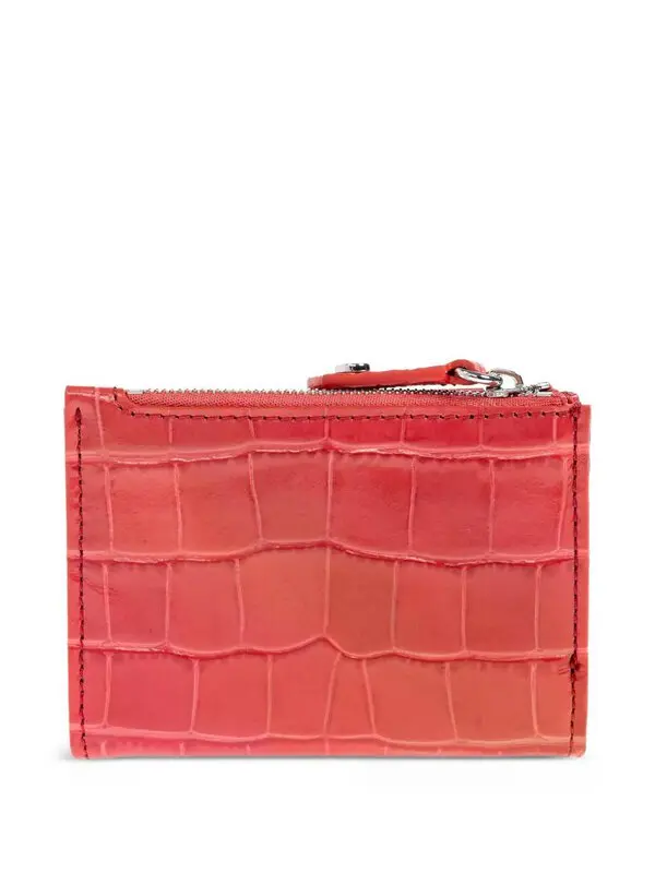 VIVIENNE WESTWOOD Orb Croc-effect Wallet