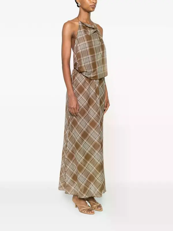 Matteau Layered Halterneck Midi Dress