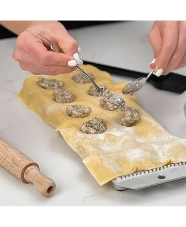 VERVE CULTURE Ravioli Mold With Rolling Pin