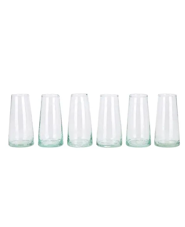 VERVE CULTURE Champagne Glasses, Set Of 6 - Clear