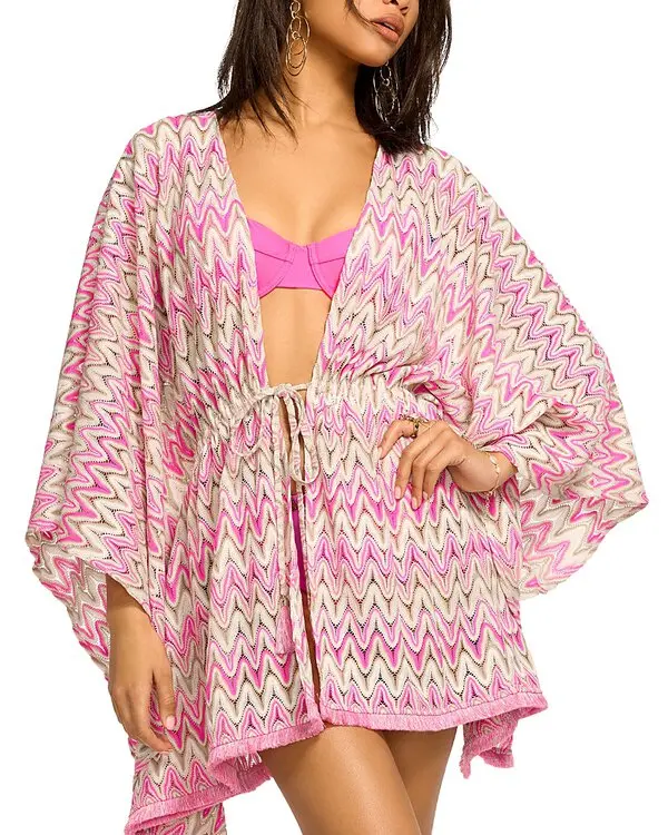 Ramy Brook Mckala Dress Cover Up - Radiant Pink