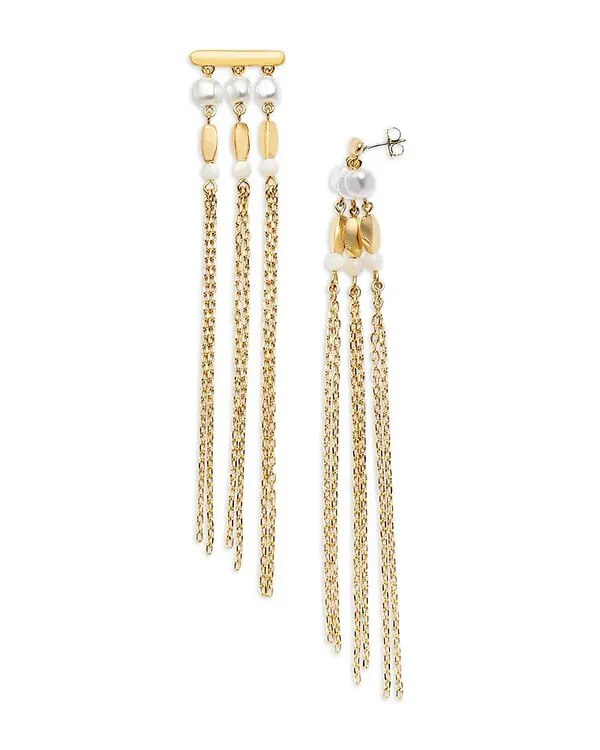 Ramy Brook Viona Tasseled Drop Earrings - Gold