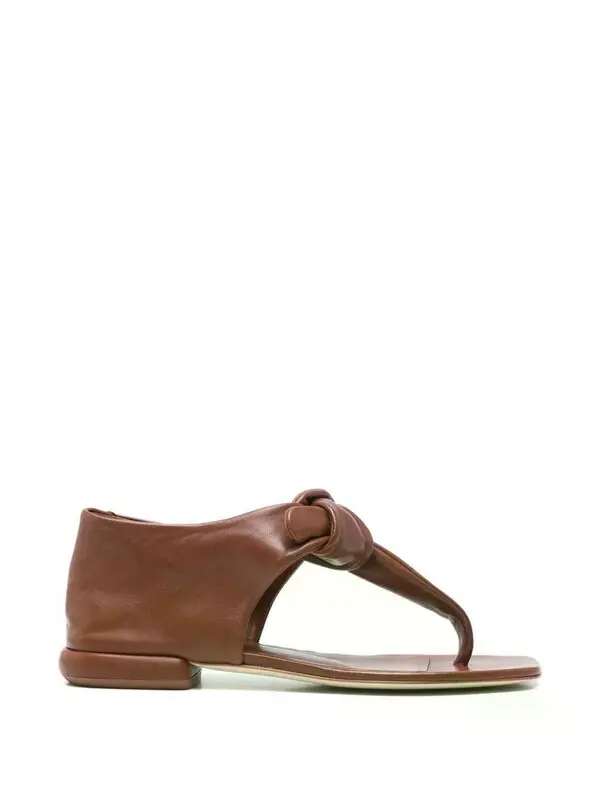 Officine Creative Suki Knotted Sandals - Brown