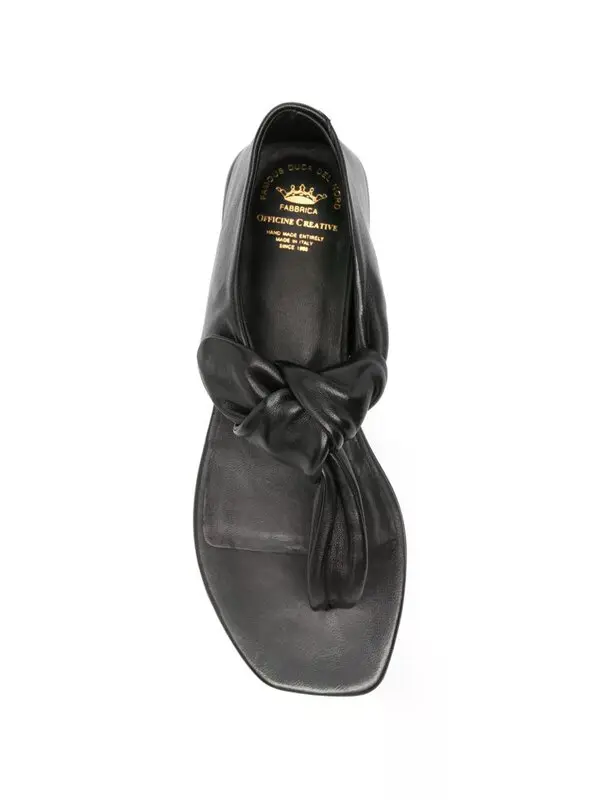 Officine Creative Suki Knot Detail Sandals