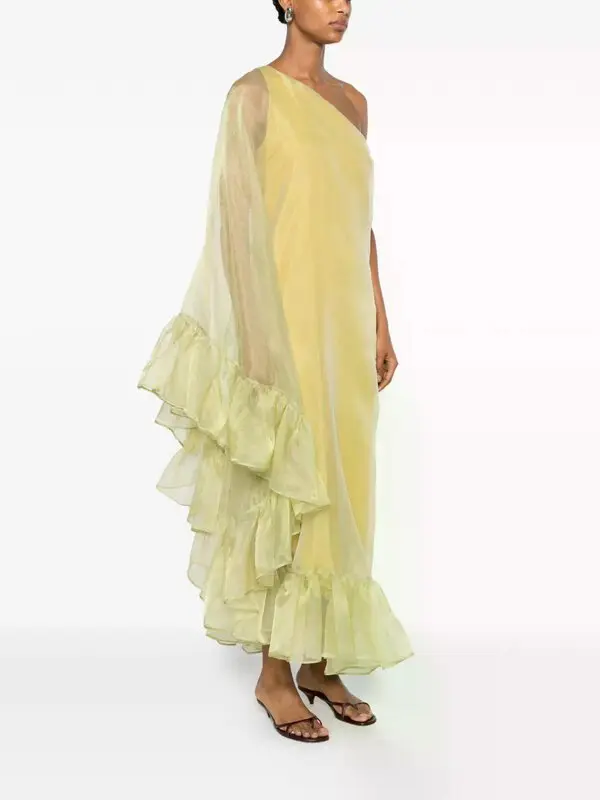 TALLER MARMO One-shoulder Ruffled Dress