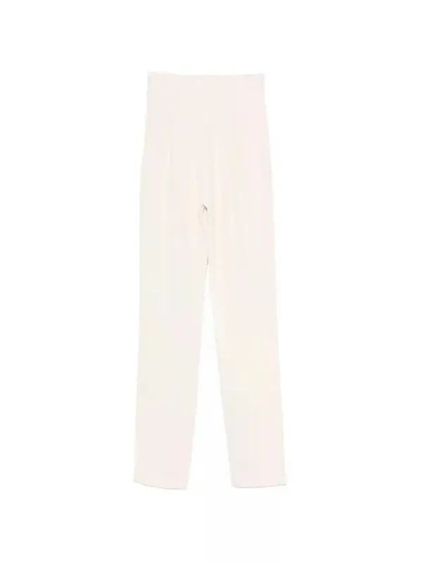 Alberta Ferretti High-waisted Slim-fit Trousers