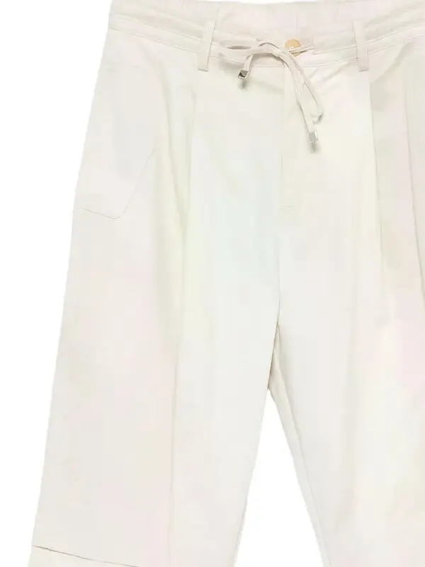 CIRCUS HOTEL Drawstring Waist Pleated Trousers