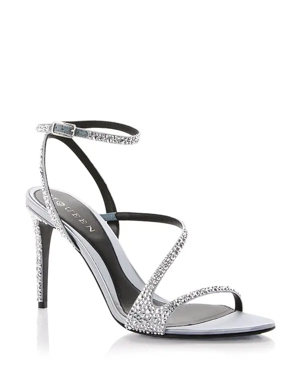 Alexander McQueen Embellished Ankle Strap Sandals