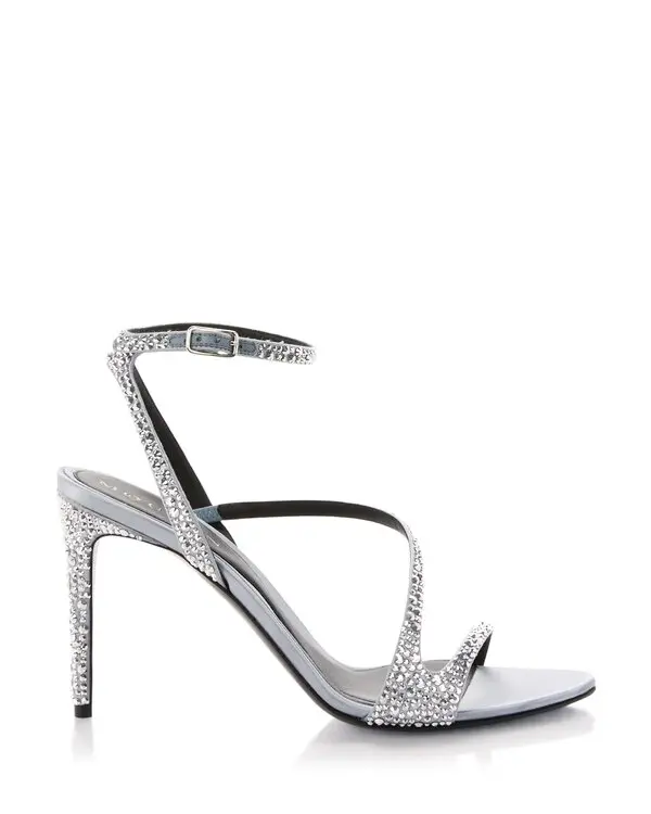 Alexander McQueen Embellished Ankle Strap Sandals