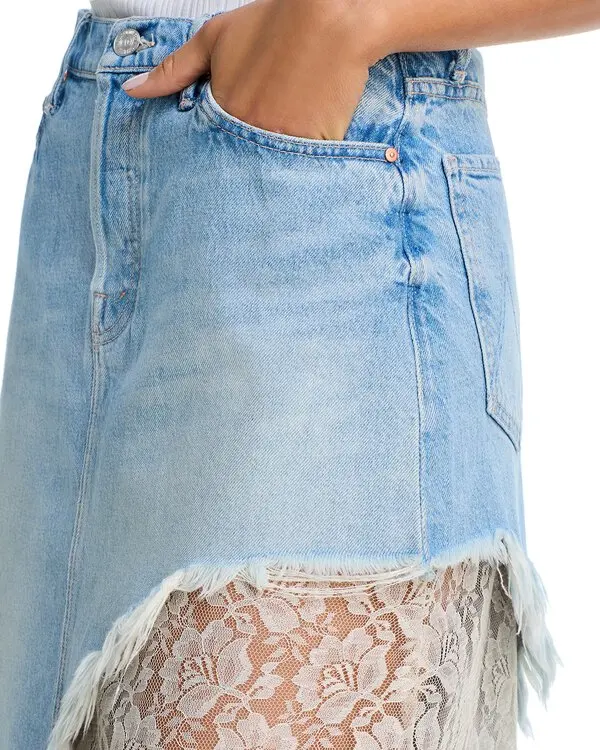 MOTHER The Peekaboo Maxi Skirt