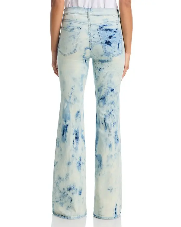 MOTHER The Doozy Mid Rise Wide Leg Jeans - Laundry Day