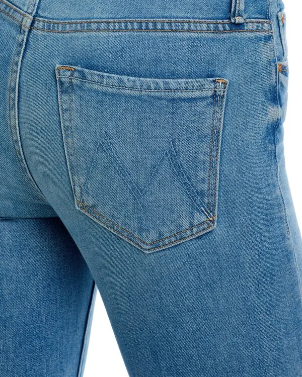 MOTHER The Weekender Fray High Rise Jeans