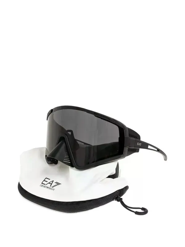 EA7 Geometric Frame Sunglasses