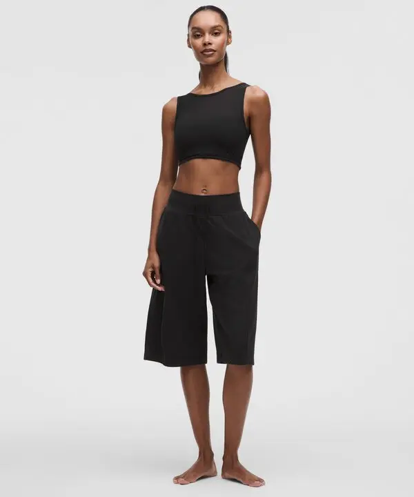 Lululemon Groove Mid-rise Relaxed Bermuda Short - Black