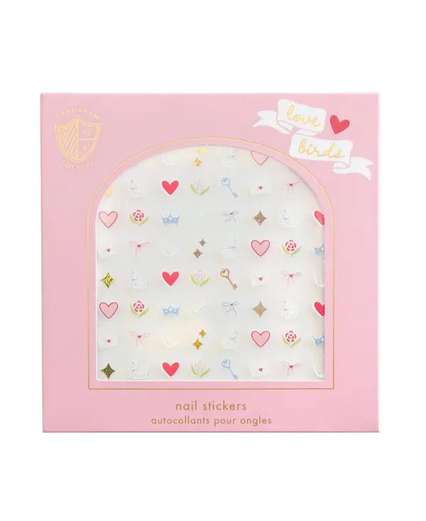 JOLLITY & CO Set Of 100 - Love Birds Nail Stickers