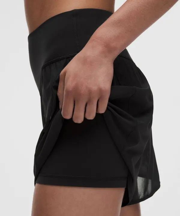 Lululemon Nulu And Mesh High-rise Studio Short 3.5 - Black