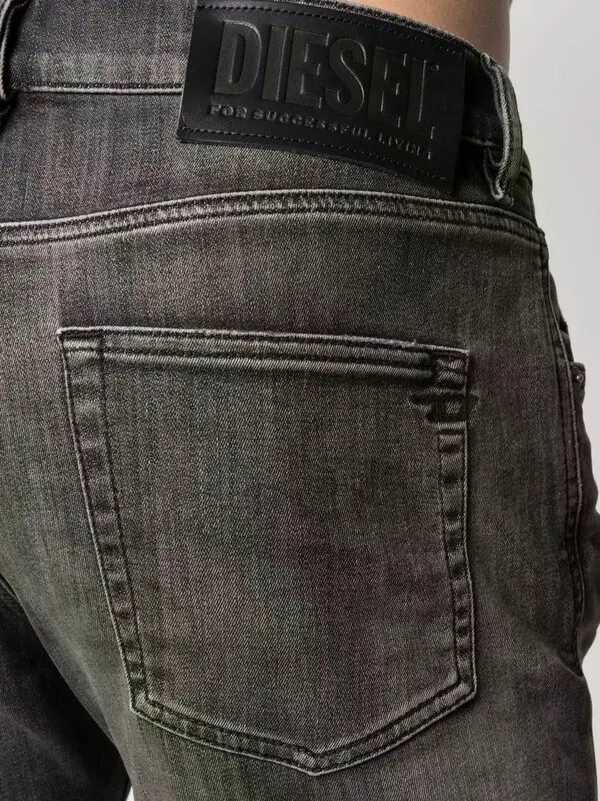 DIESEL® Faded Effect Distressed Jeans