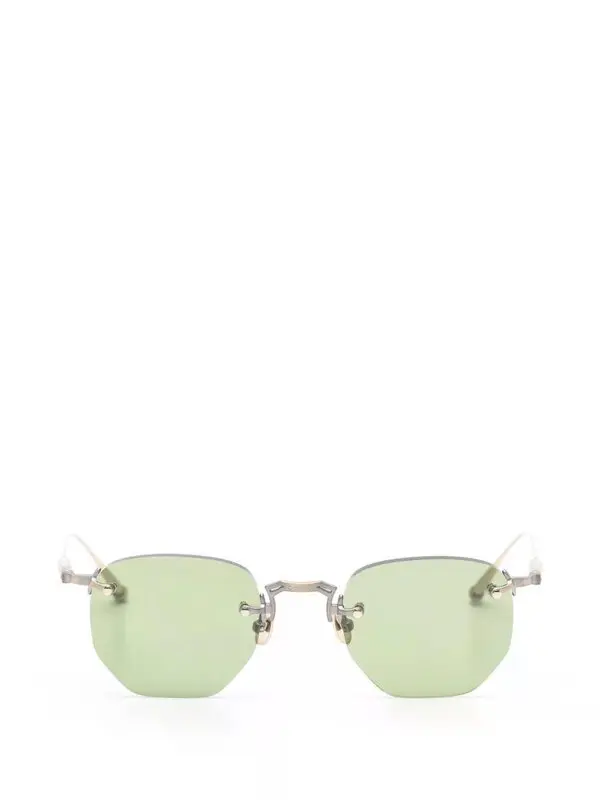 Matsuda Rimless Geometric Sunglasses - Gold