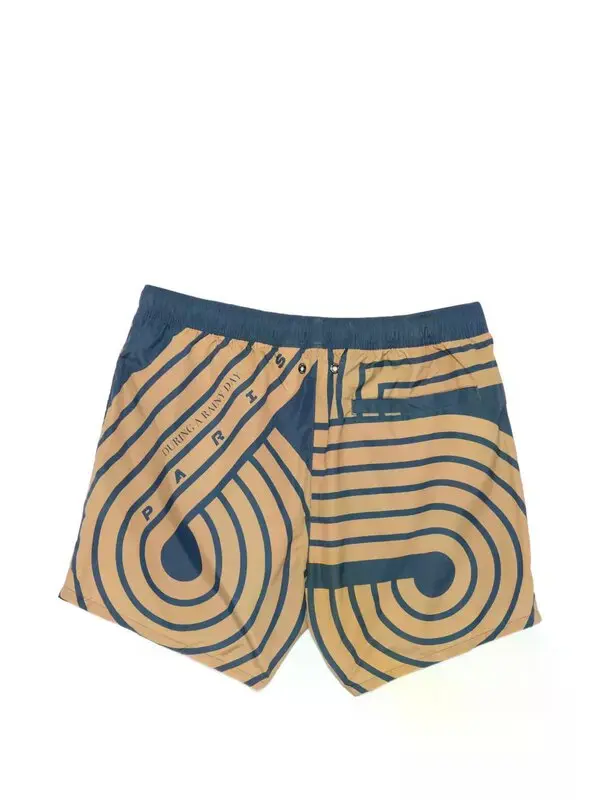 K-WAY Printed Drawstring Swim Shorts