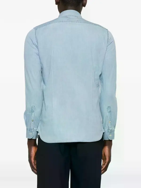 ALLEY DOCKS 963 Chambray-finish Shirt