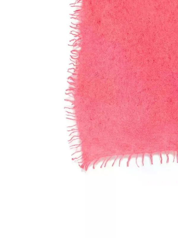 MOULETA Frayed-edge Scarf