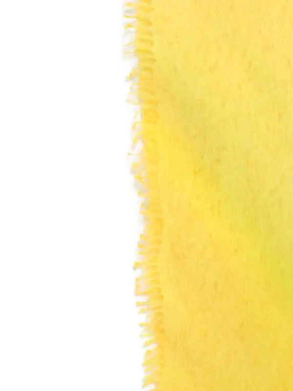 MOULETA Frayed Scarf - Yellow