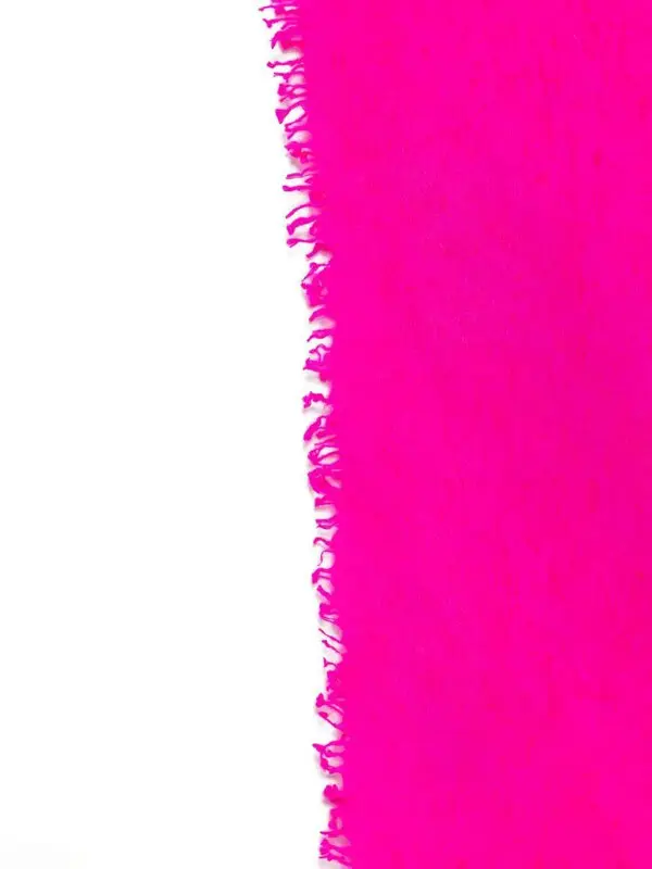 MOULETA Frayed-edge Scarf - Pink