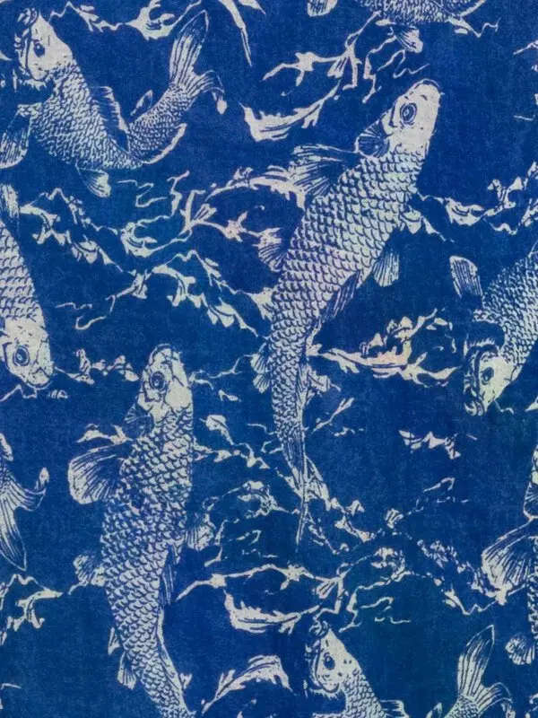 MOULETA Fish-print Scarf