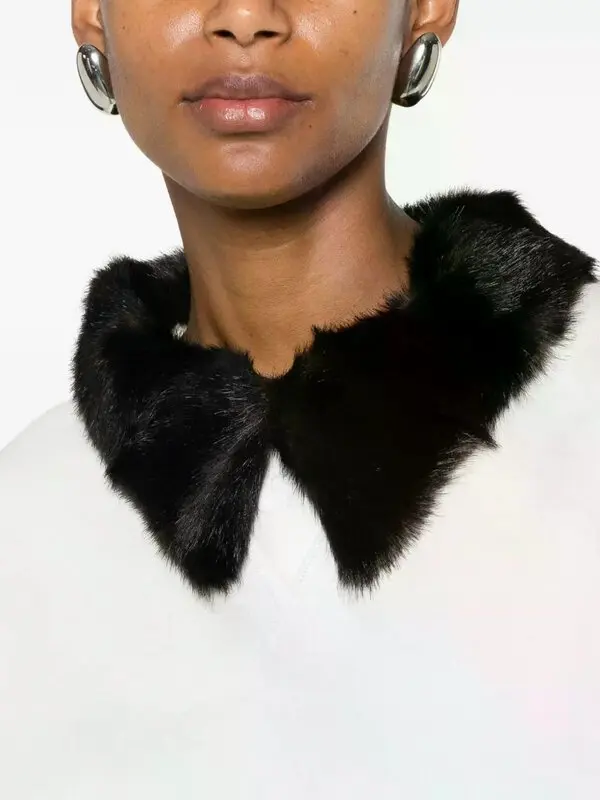 N°21 Faux-fur Collar Sweater