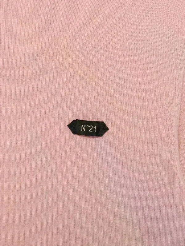 N°21 Logo Plaque Roll Neck Sweater
