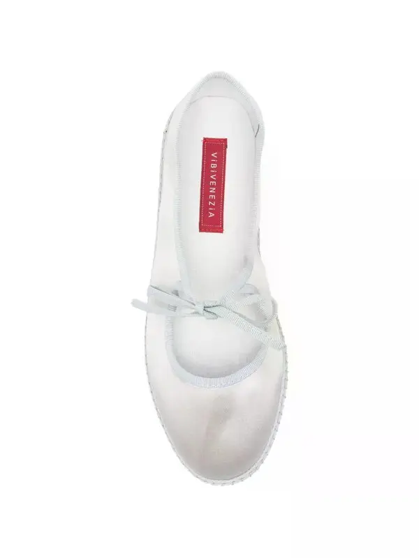 VIBI VENEZIA Brigitte Silk Ballet Flats