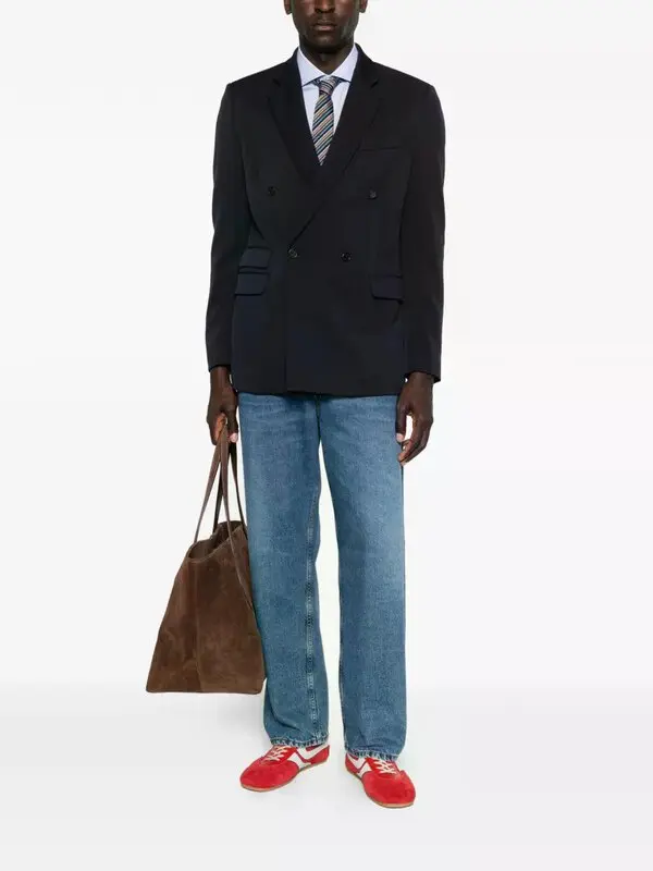 TRUZZI Spread-collar Button-up Shirt