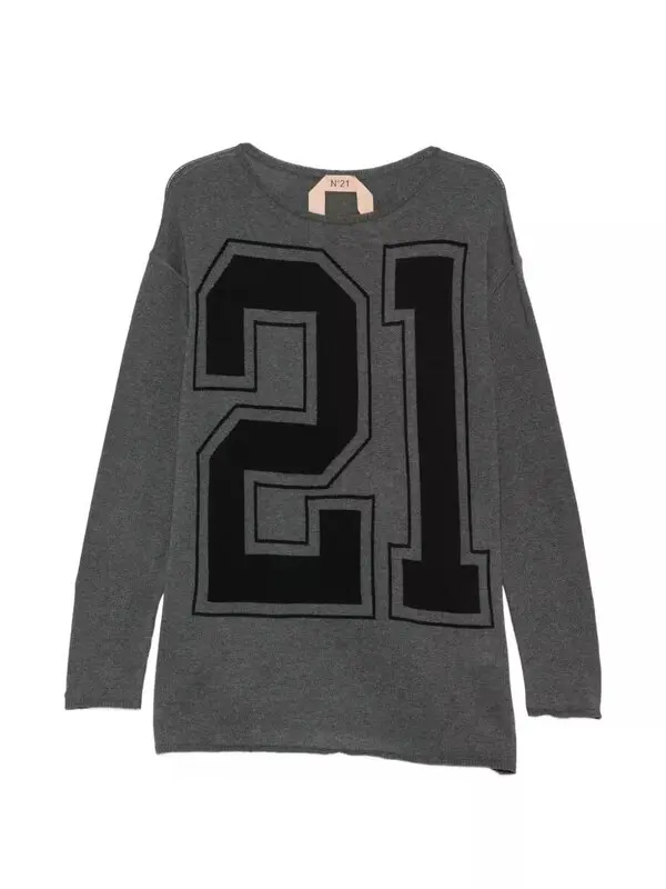 N°21 Mini Logo-print Knitted Dress
