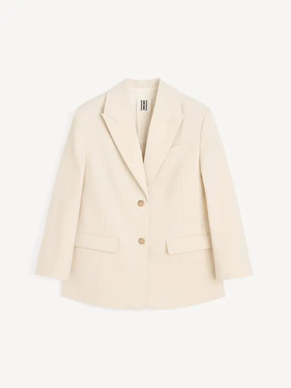 BY MALENE BIRGER Adele Single-breasted Blazer - Soft White