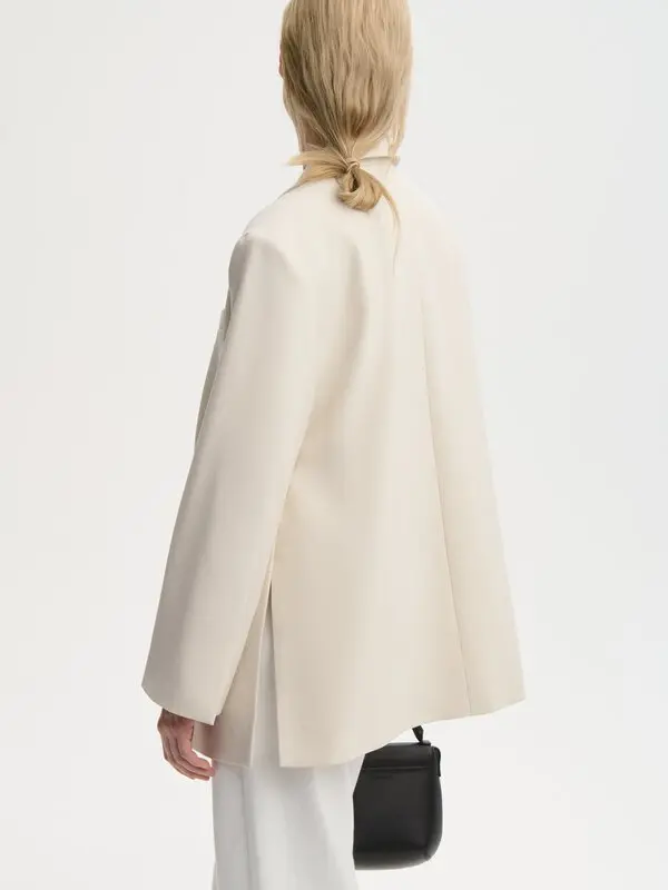 BY MALENE BIRGER Adele Single-breasted Blazer - Soft White
