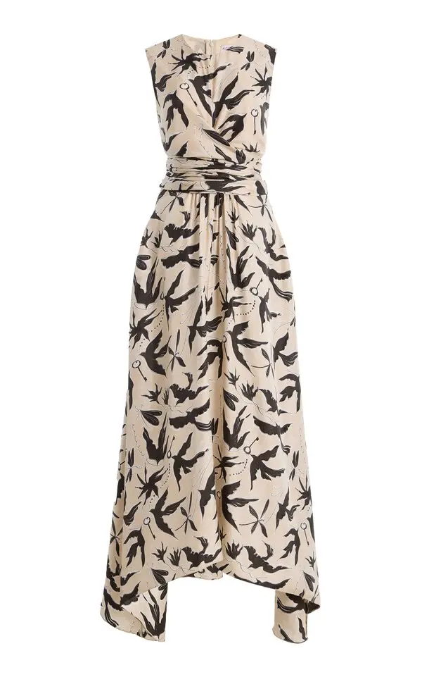 Altuzarra Penny Printed Silk Maxi Dress - Print