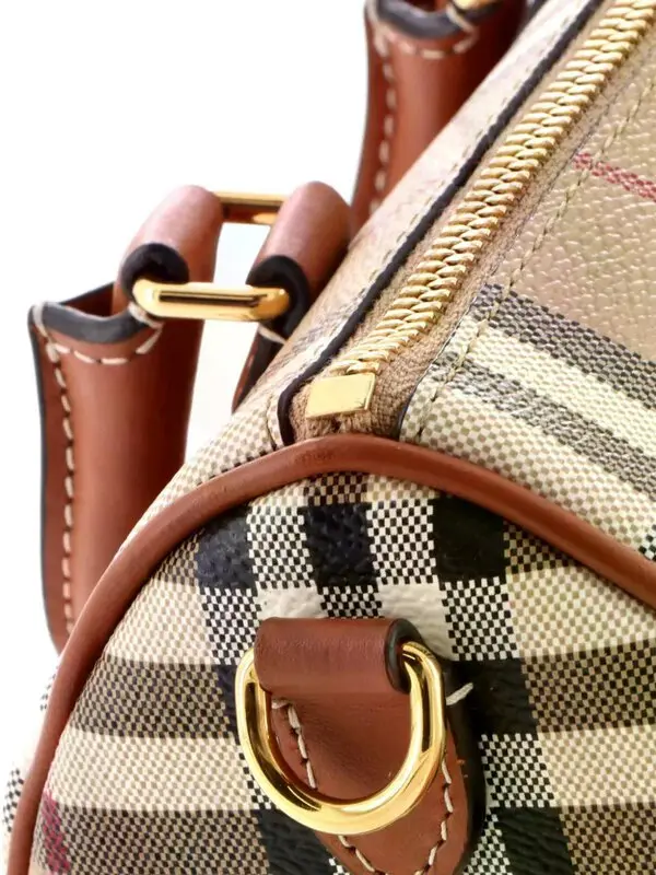 Burberry Vintage Check Coated Canvas Mini Handbag