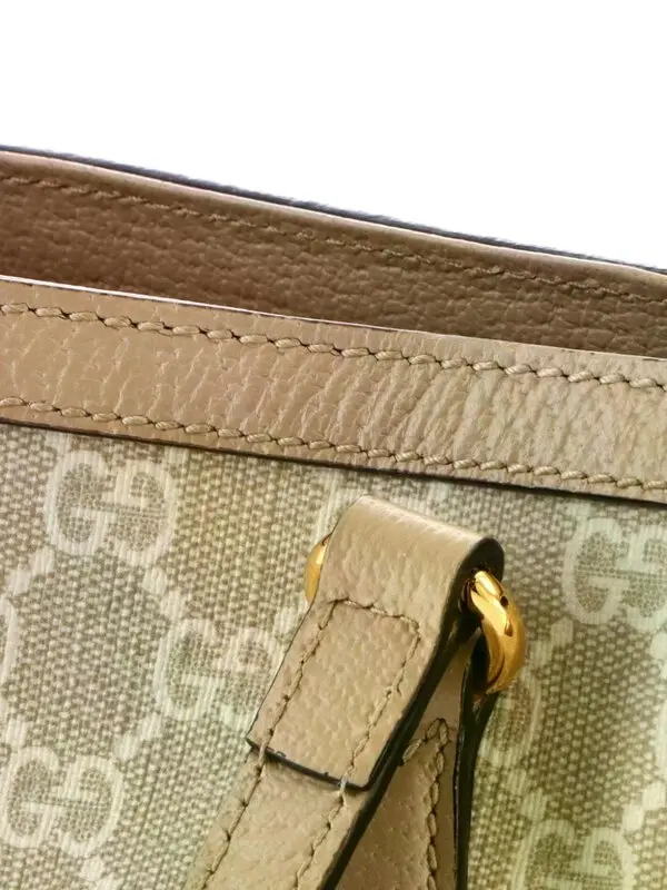 Gucci Ophidia Shopping Gg Coated Canvas Medium Tote Bag