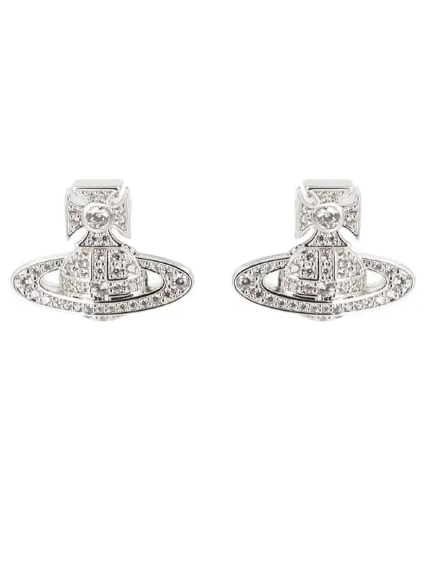 VIVIENNE WESTWOOD Carmela" Orb Earrings - Silver