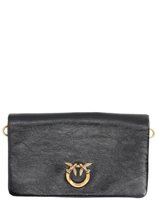 Pinko Small Clutch With Logo Clasp