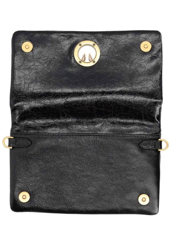 Pinko Small Clutch With Logo Clasp