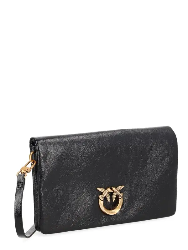Pinko Small Clutch With Logo Clasp
