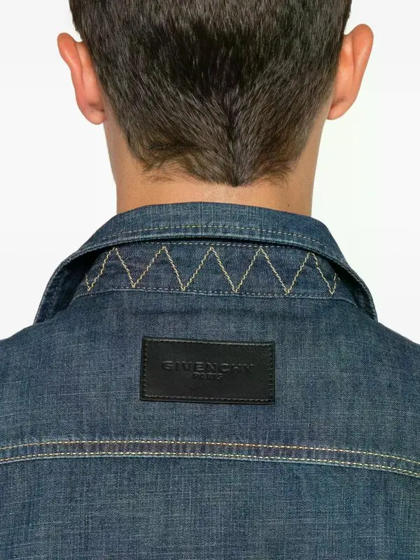Givenchy Long-sleeve Denim Shirt