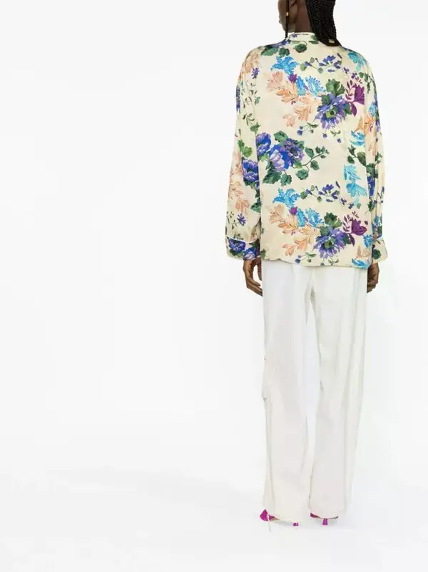 Off-White Camouflage Jacquard Long-sleeve Shirt