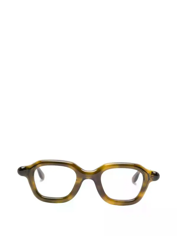 PALOCERAS Geometric Frame Sunglasses - Brown