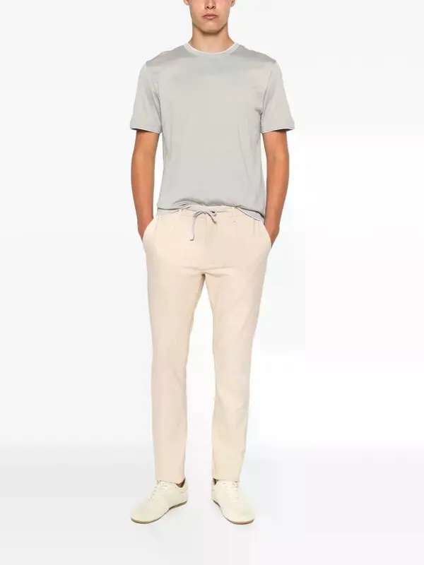 Eleventy Drawstring Waist Pleated Trousers
